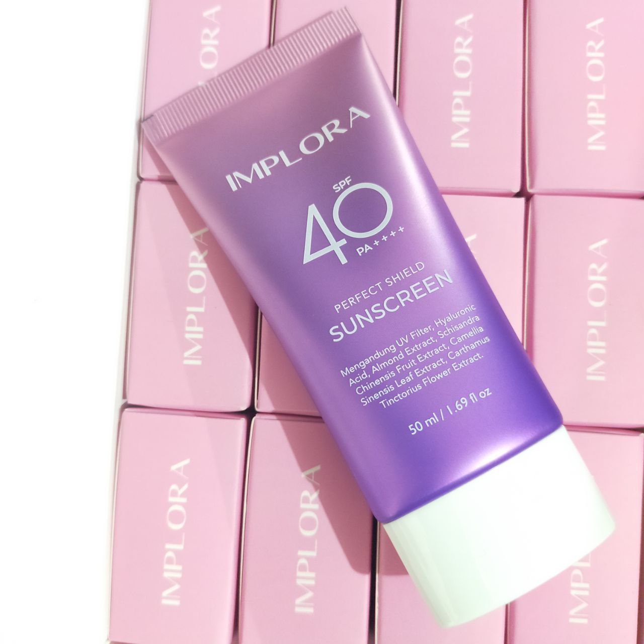 Review Sunscreen Implora Perfect Shield Sunscreen SPF 40 PA++++ : MURAH TANPA WHITE CAST ...