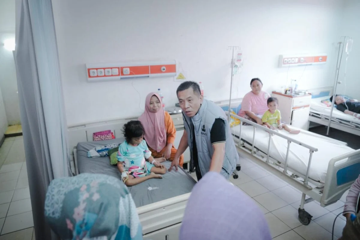 Begini Respon Bupati Aep pada Anak Penderita Gizi Buruk di Klari – KBEonline.id