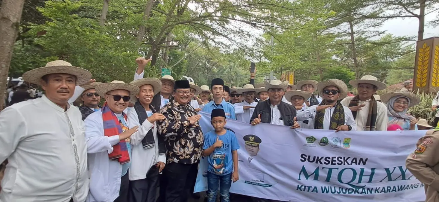 Karawang Tampil Terdepan dalam Pawai Ta’aruf MTQH Jabar 2025 – KBEonline.id