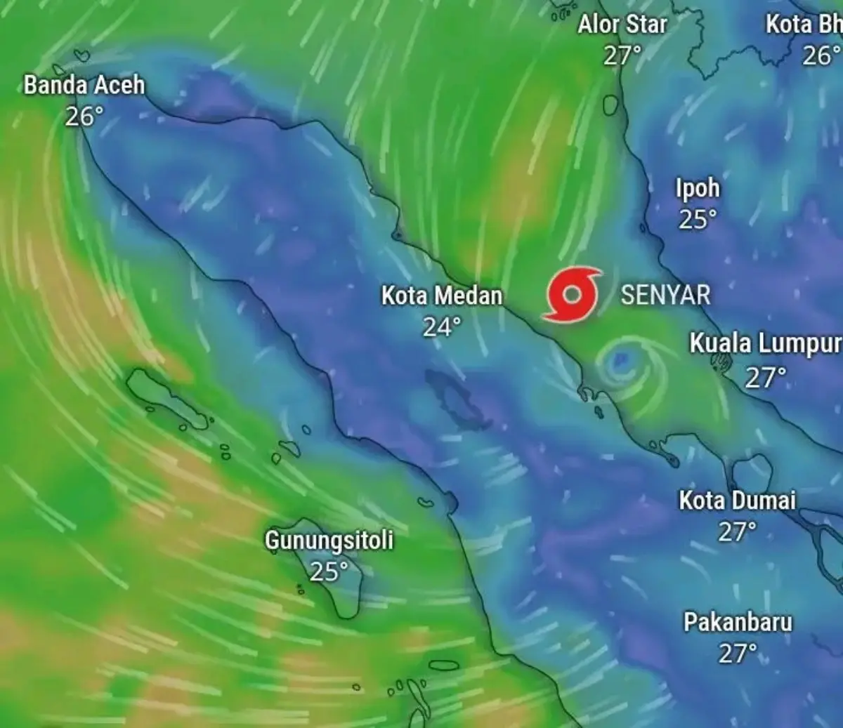 Siklon Tropis Senyar Datang! Badai Langka yang Bikin Aceh & Sumut ...