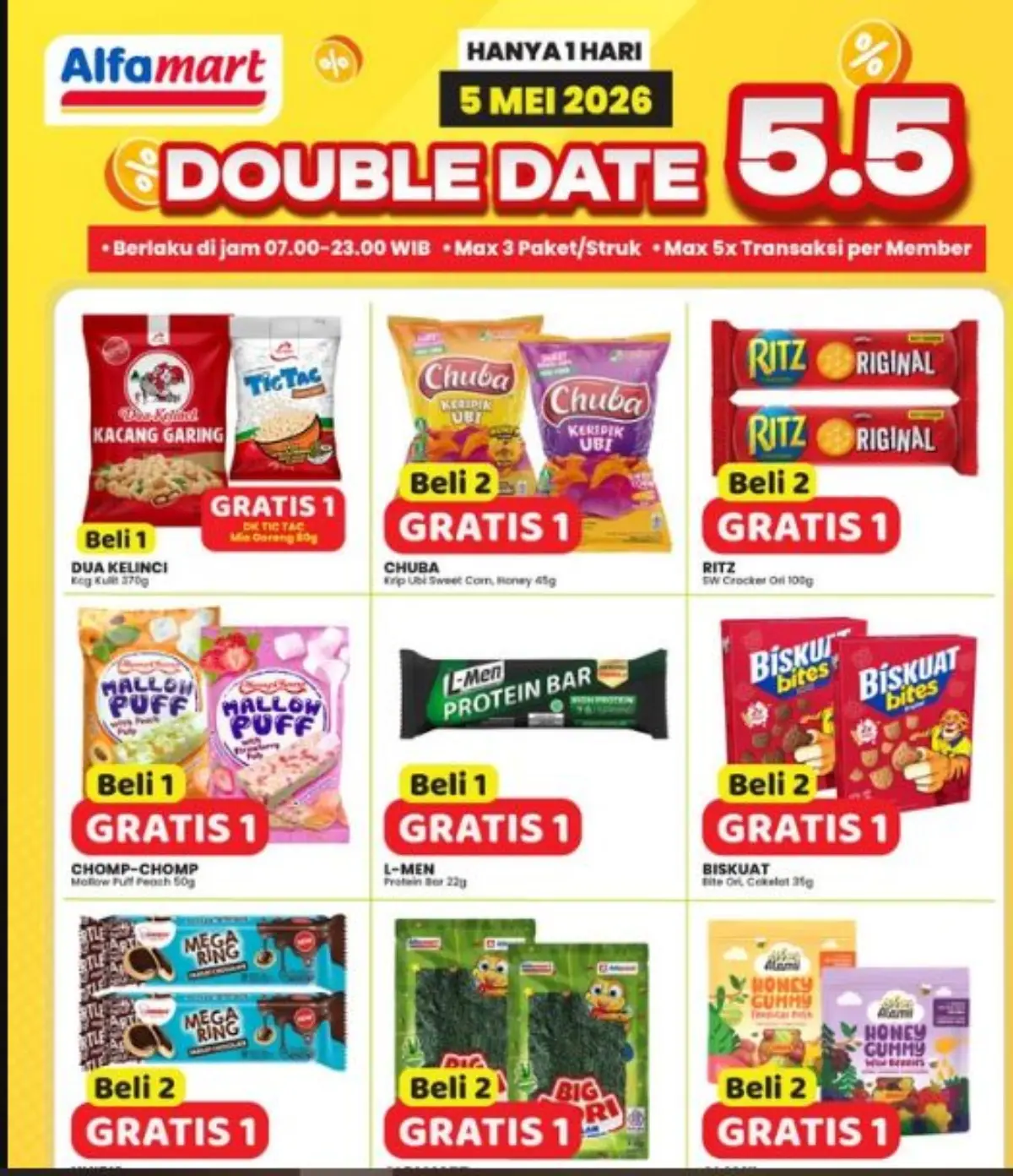 Katalog Promo Alfamart Terbaru Spesial 5.5 Mei 2026, Ada Diskon Beli 2 ...